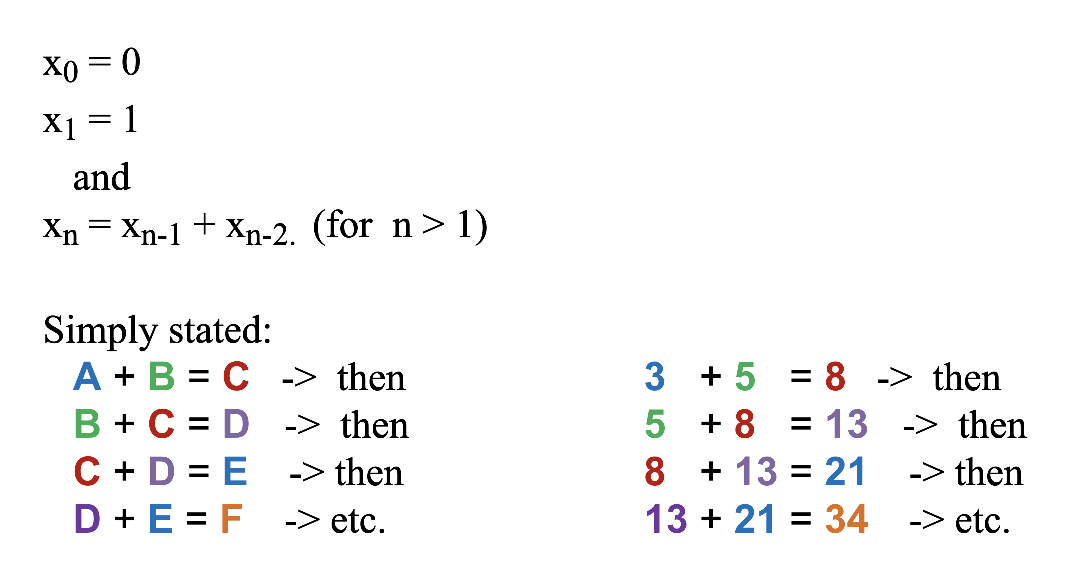 This sequence will continue up to and including the value entered by a ...
